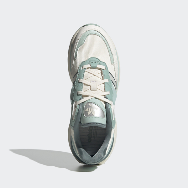 博客來-Adidas Zentic W [GX0422] 女 休閒鞋 運動 再生材質 輕量 避震 透氣 穿搭 愛迪達 米 綠