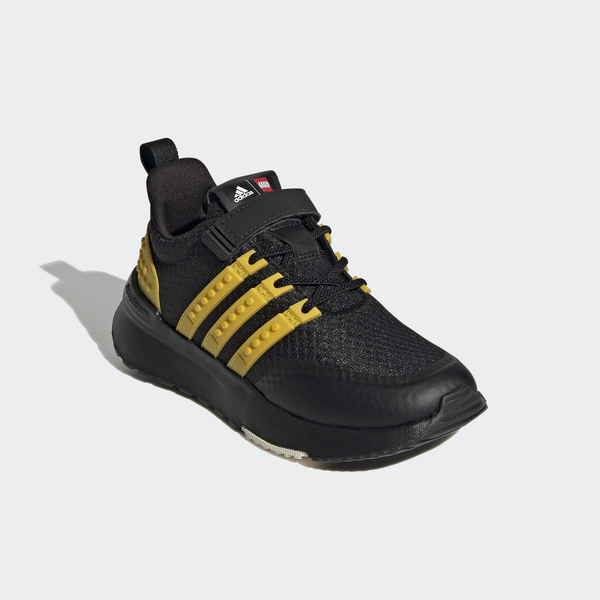 博客來-Adidas Lego Racer TR EL K [GX3180] 中童 慢跑鞋 運動 休閒 樂高 魔鬼氈 愛迪達 黑