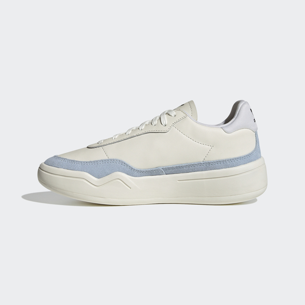 博客來-Adidas Her Court W [GX3499] 女 休閒鞋 經典 ORIGINALS 厚底 舒適 皮革 白 藍