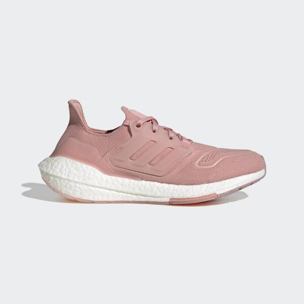 博客來-Adidas Ultraboost 22 W [GX5592] 女 慢跑鞋 運動 路跑 訓練 緩震 襪套式 包覆 粉