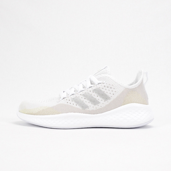 博客來-Adidas Fluidflow 2.0 [GX8287] 女 慢跑鞋 運動 訓練 休閒 透氣 緩震 平穩 米白 銀