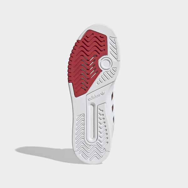 博客來-Adidas CNY Drop Step Xl [GX8880] 男女 休閒鞋 經典 復古 球鞋 中國新年 皮革 白紅金 23cm 白/金