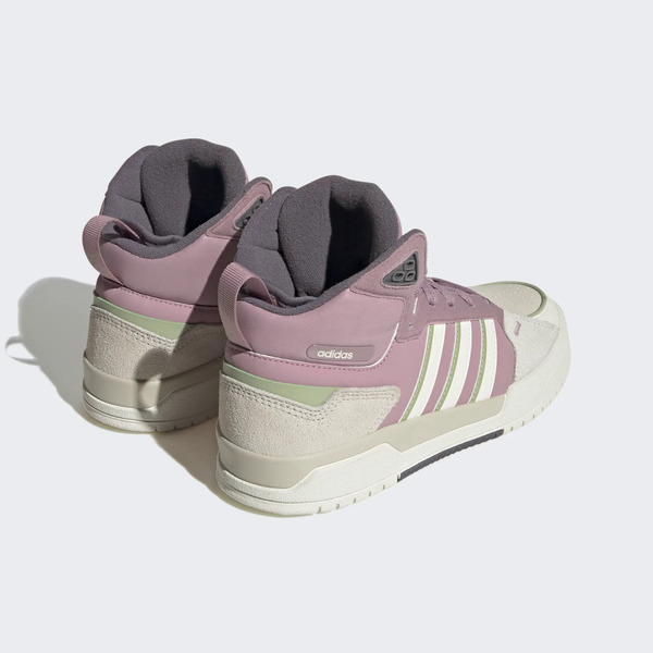 博客來-Adidas 100DB Mid [GY2420] 男女 休閒鞋 運動 復古 皮革 中筒 百搭 穿搭 愛迪達 米 紫