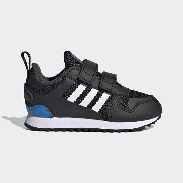 博客來-Adidas ZX 700 HD CF I [GY3299] 小童 休閒鞋 運動 經典 復古 舒適 魔鬼氈 穿搭 黑白藍