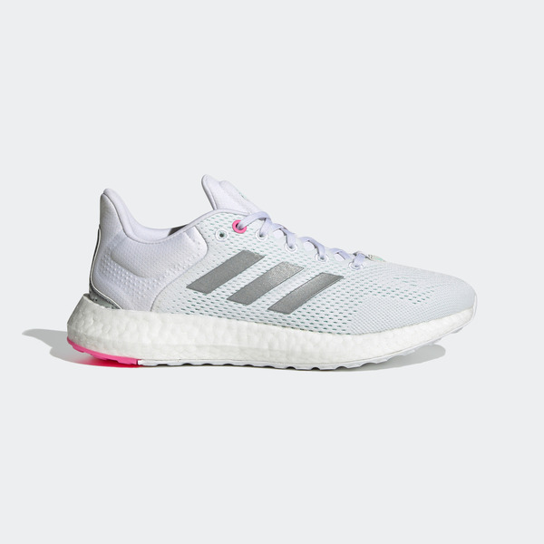 博客來-Adidas Pureboost 21 W-慢跑鞋-04 [GY5097] 女 鞋款 25cm 白/銀