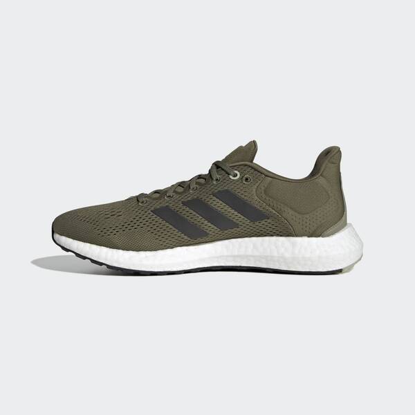 博客來-Adidas Pureboost 21 [GY5101] 男 慢跑鞋 運動 訓練 休閒 緩震 透氣 舒適 愛迪達 軍綠 29cm 綠/黑