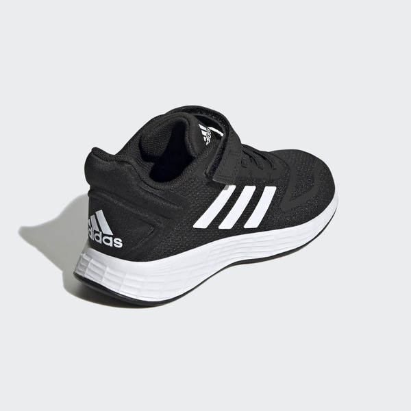 博客來-Adidas Duramo 10 EL K [GZ0649] 中童 慢跑鞋 運動 休閒 緩震 再生材質 舒適 透氣 黑白
