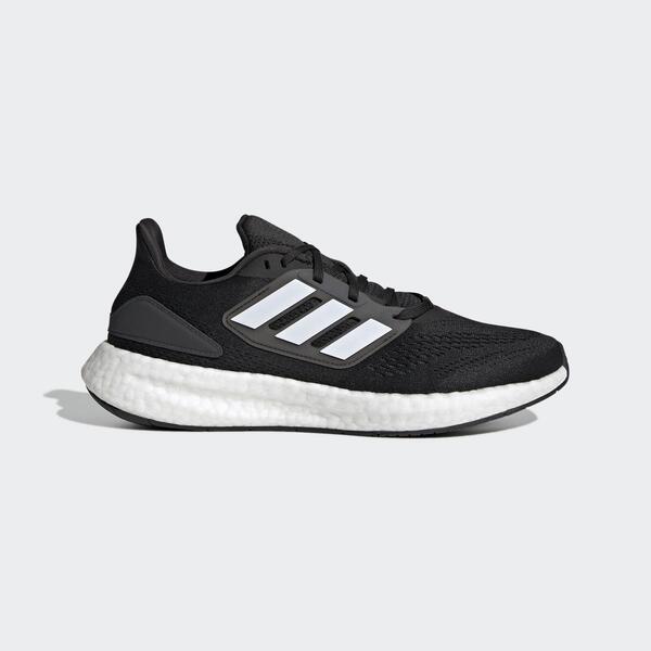 博客來-Adidas Pureboost 22 [GZ5174] 男 慢跑鞋 運動 訓練 休閒 輕量 舒適 避震 彈力 黑白