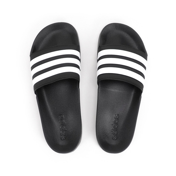 博客來-Adidas Adilette Shower [GZ5922] 男女 涼拖鞋 運動 經典 夏日 百搭 舒適 輕量 黑 白