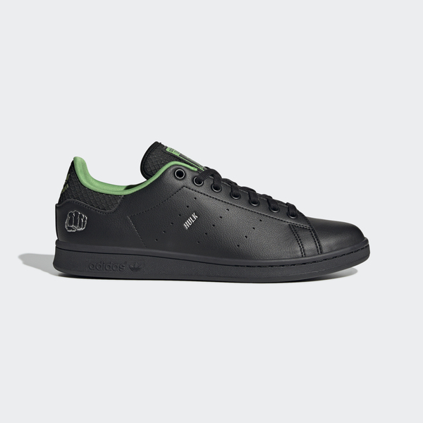 博客來-Adidas Stan Smith [GZ5993] 男鞋 運動 休閒 雷神索爾 綠巨人 聯名 鴛鴦 愛迪達 黑 綠 27.5cm 黑/綠