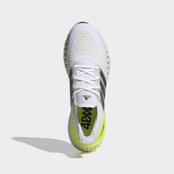 博客來-Adidas Ultra 4DFWD M [GZ6941] 男 慢跑鞋 運動 專業 路跑 4D中底 支撐 避震 白 螢黃