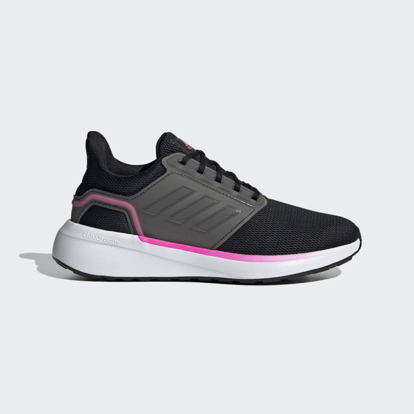 博客來-Adidas Eq19 Run [H00933] 女鞋 慢跑 運動 休閒 輕量 舒適 支撐 緩衝 彈力 愛迪達 黑 粉紅