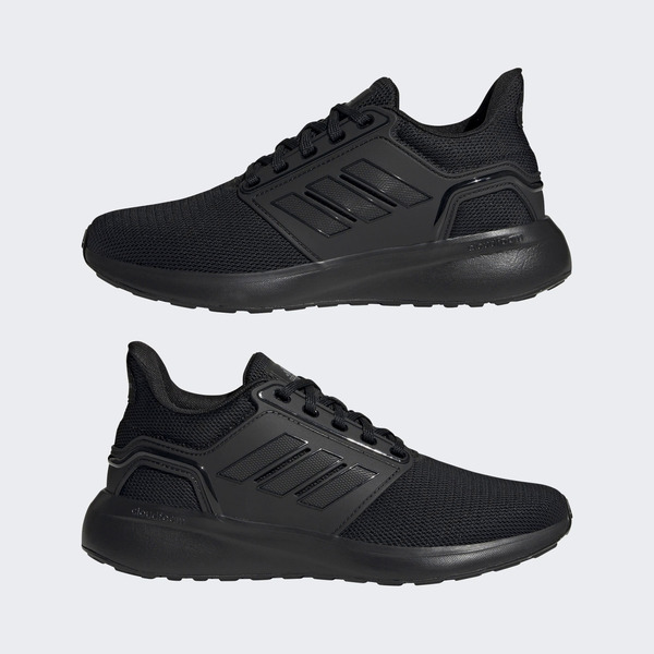 博客來-Adidas EQ19 Run [H02046] 女 慢跑鞋 運動 休閒 緩震 透氣 耐磨 舒適 輕量 穿搭 愛迪達 黑 24.5cm 黑