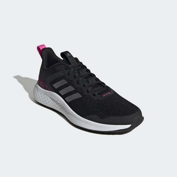 博客來-Adidas Fluidstreet [H04605] 女 慢跑鞋 運動 休閒 輕量 避震 舒適 支撐 愛迪達 黑粉
