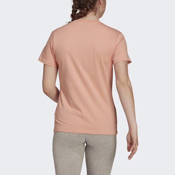 博客來-Adidas W Bl T [H07810] 女 短袖 上衣 T恤 運動 休閒 棉質 舒適 重磅 愛迪達 粉紅