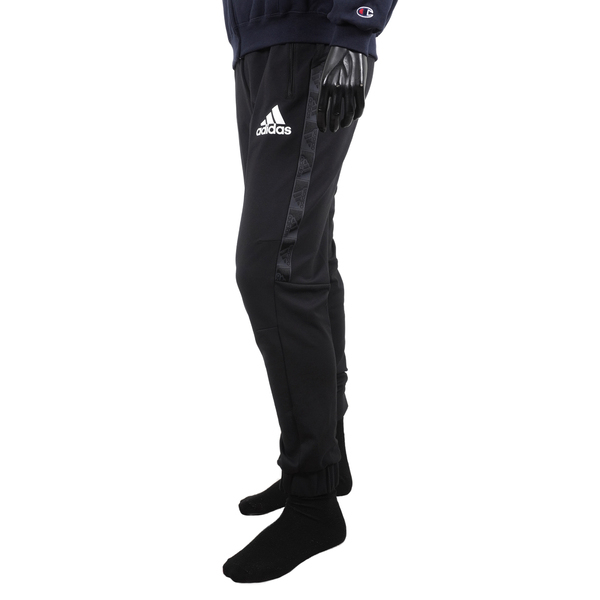 博客來-Adidas M MT PT [H28788] 男 長褲 運動 慢跑 健身 訓練 休閒 棉質 舒適 愛迪達 黑白 S 黑