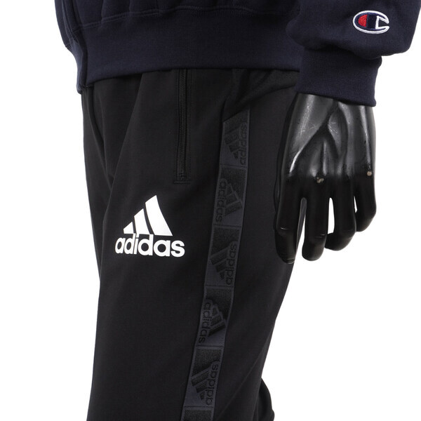 博客來-Adidas M MT PT [H28788] 男 長褲 運動 慢跑 健身 訓練 休閒 棉質 舒適 愛迪達 黑白 S 黑