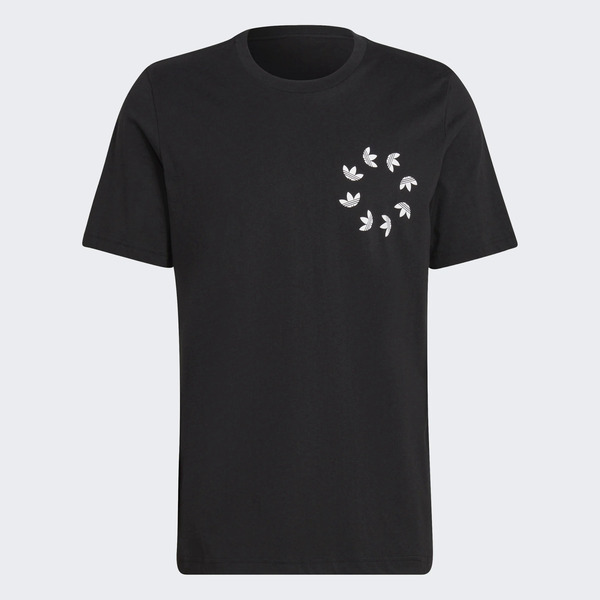 博客來-Adidas Bld Tee [HC4487] 男 短袖 上衣 T恤 運動 休閒 三葉草 棉質 舒適 愛迪達 黑