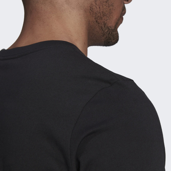 博客來-Adidas Bld Tee [HC4487] 男 短袖 上衣 T恤 運動 休閒 三葉草 棉質 舒適 愛迪達 黑