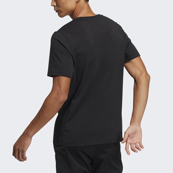 博客來-Adidas Th Reg Tee [HE9937] 男 短袖 上衣 T恤 運動 訓練 舒適 棉質 愛迪達 黑