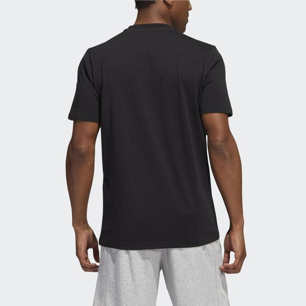 博客來-Adidas M Emb Bos G T [HK6779] 男 短袖 上衣 T恤 運動 休閒 棉質 舒適 愛迪達 黑