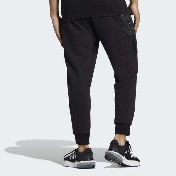 博客來-Adidas St Side Knpnt [HN9001] 男 運動長褲 訓練 休閒 刷毛 保暖 舒適 亞洲版 黑