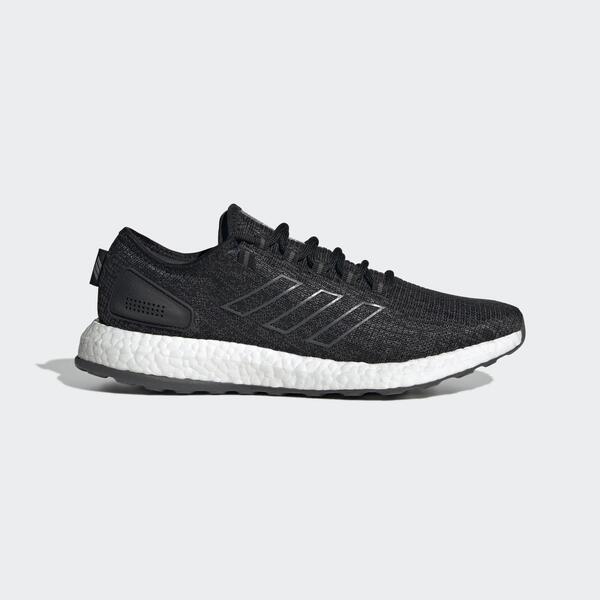 博客來-Adidas Pureboost [HP2622] 男女 慢跑鞋 運動 休閒 訓練 彈力 緩震 舒適 愛迪達 黑白