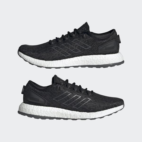 博客來-Adidas Pureboost [HP2622] 男女 慢跑鞋 運動 休閒 訓練 彈力 緩震 舒適 愛迪達 黑白