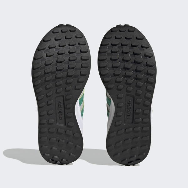 博客來-Adidas Run 70s CF K [HP7684] 中童 慢跑鞋 運動 休閒 魔鬼氈 緩震 舒適 愛迪達 灰綠黑