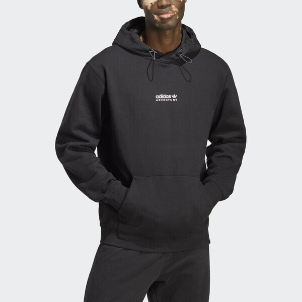 博客來-Adidas Adv Hoody [IC2358] 男 連帽上衣 帽T 戶外 運動 休閒 柔軟 舒適 亞洲版 黑