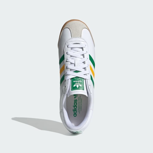 博客來-Adidas K 74 [IF9511] 男女 運動休閒鞋 復古鞋 膠底 舒適 穿搭 白 黃 綠
