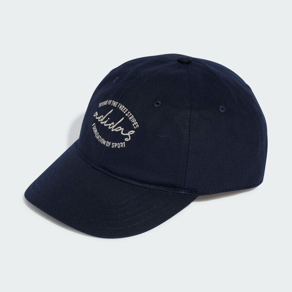 博客來-Adidas DAD CAP EMBR [IY7692] 棒球帽 帽子 草寫 運動 休閒 遮陽 愛迪達 深藍