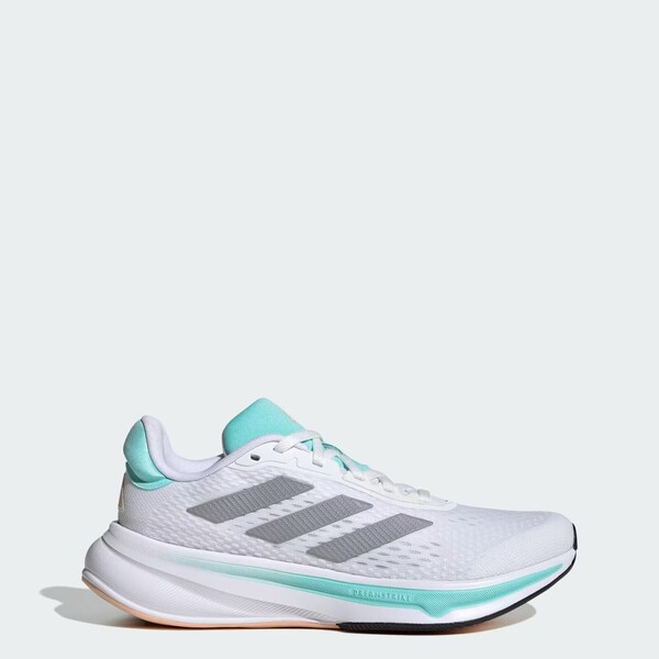 博客來-Adidas Response Super [JI4639] 女 慢跑鞋 運動鞋 透氣 緩震 白 水藍