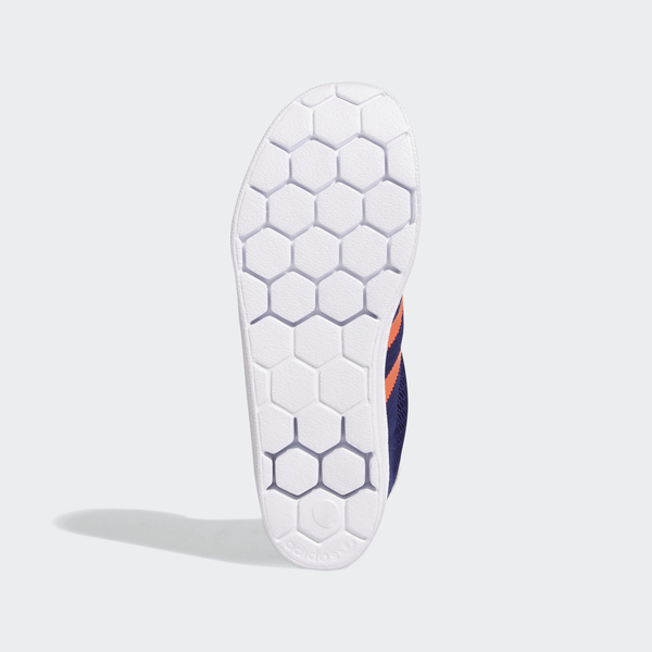 博客來-Adidas Superstar 360 C [Q46311] 中童鞋 運動 休閒 保護 易穿脫 彈性 愛迪達 深藍 橘