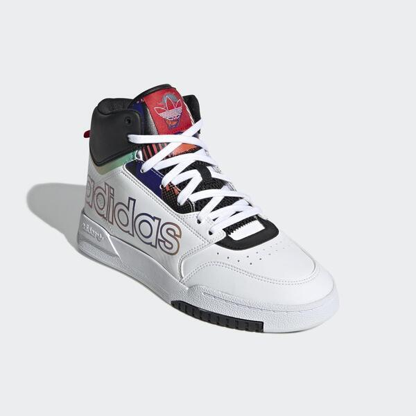 博客來-Adidas Drop Step Xl W [Q47202] 女鞋 運動 休閒 籃球 情侶 愛迪達 穿搭 高筒 流行 白 23.5cm 白/黑