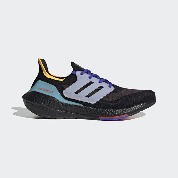 博客來-Adidas Ultraboost 21 [S23870] 男 慢跑鞋 運動 休閒 輕量 支撐 緩衝 彈力 愛迪達 黑紫 28cm 黑/紫