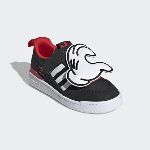 博客來-Adidas Forum 360 C [S29236] 中童 休閒鞋 DISNEY 米奇 魔鬼氈 輕量 舒適 愛迪達 黑