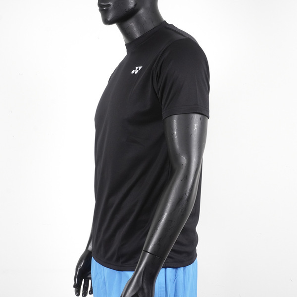 博客來-Yonex Crew Neck Shirt [YM0023EX007] 男 短袖 上衣 T恤 基本款 機能 排汗 黑
